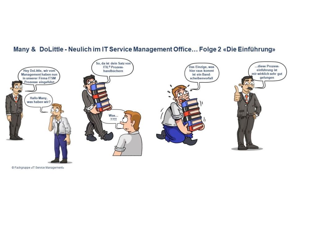 Many & DoLittle -Neulich im IT Service Management Office - swissICT